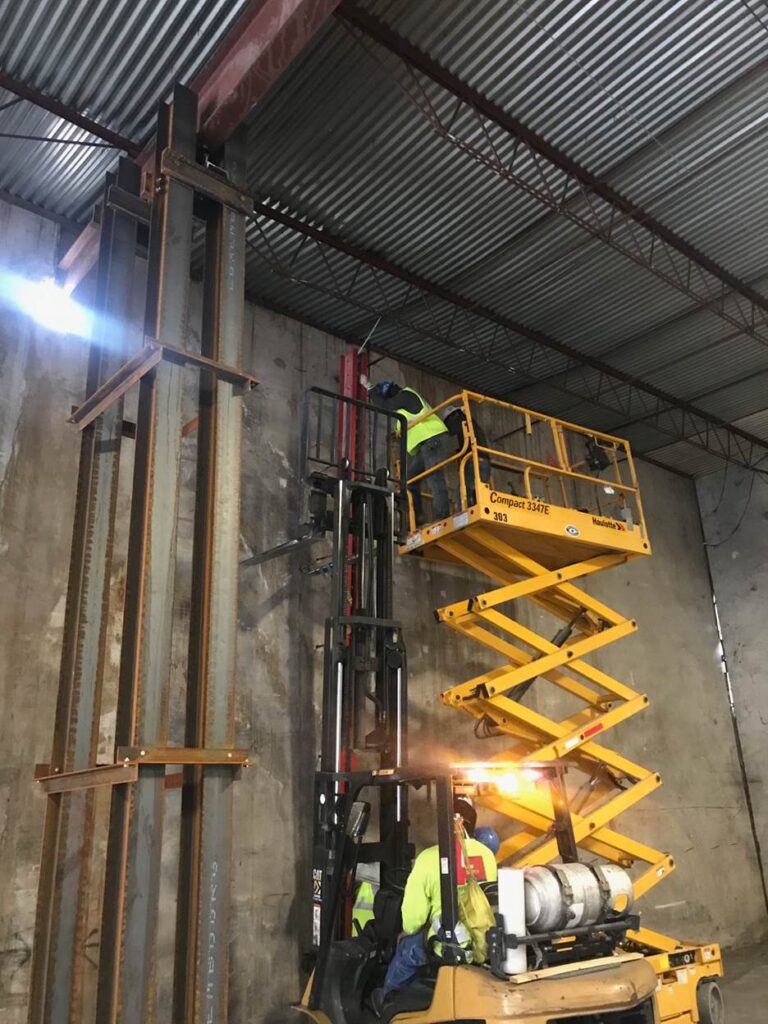 Warehouse Wall Collapse in Houston TX - Metal Guard