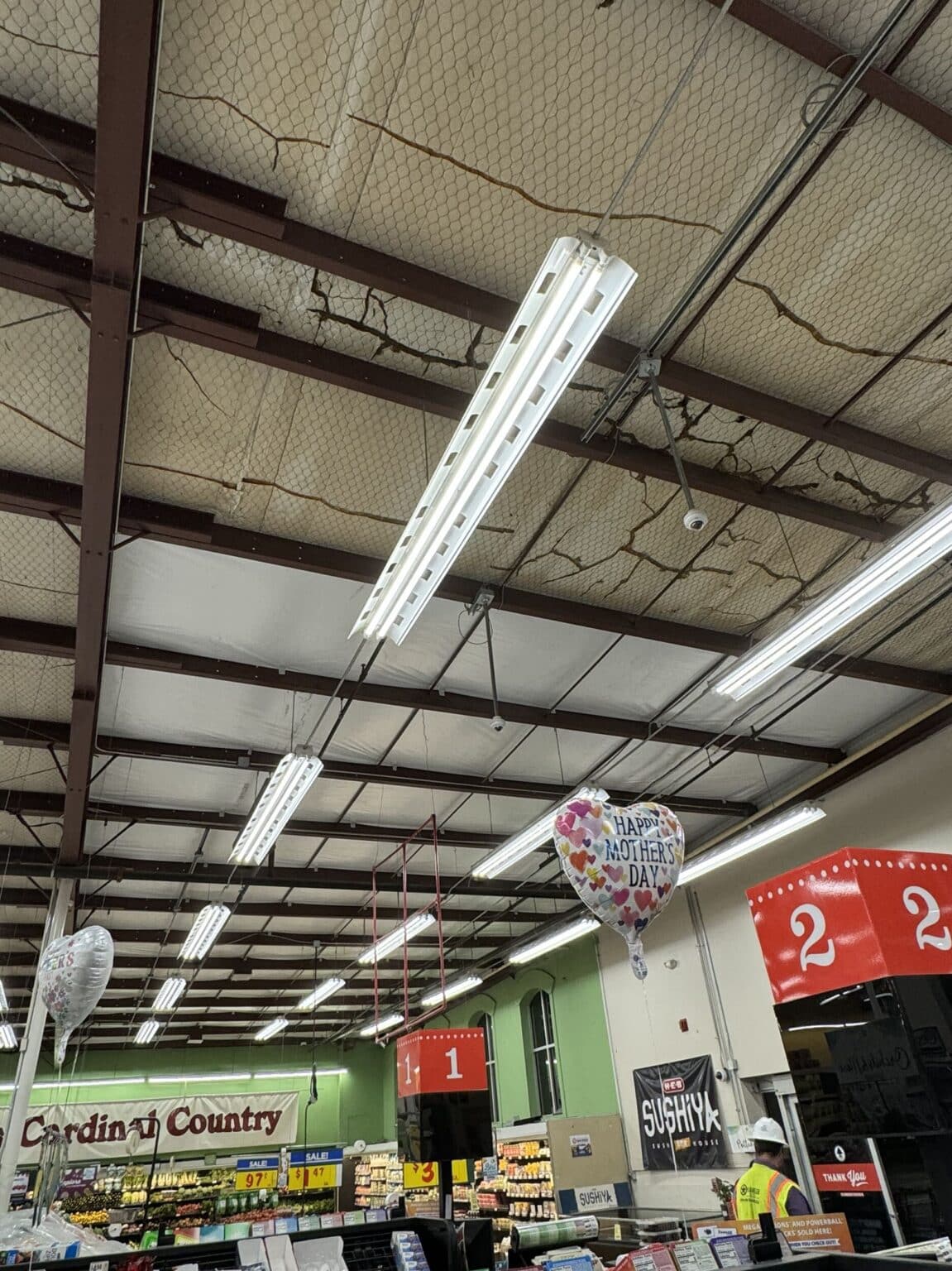 Grocery Store Insulation Facing Replacement - Metal Guard